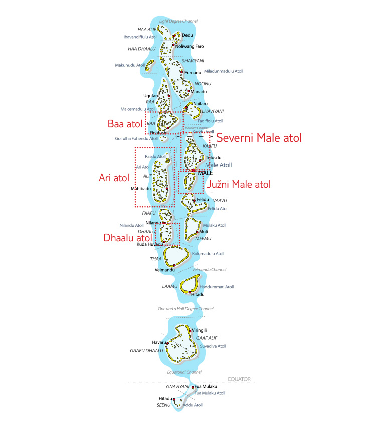 Turistična agencija Sonček - Maldivi