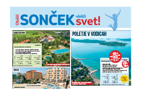 Turistična agencija Sonček - Akcijski letaki